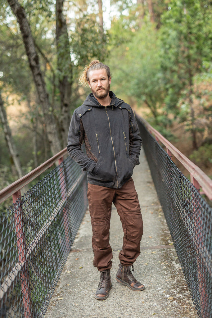 Sigil Jacket- Black Sand Shipibo Inspired Print – The Phoenix Rose