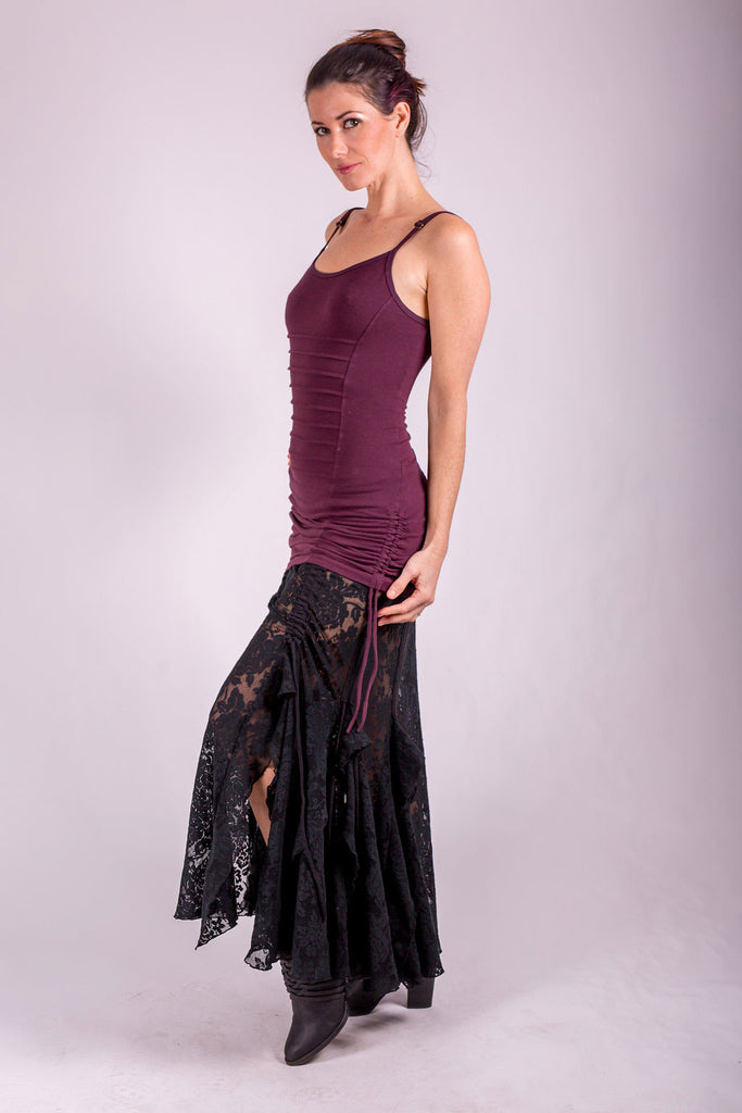 Long Corsolette Top - Plum – The Phoenix Rose