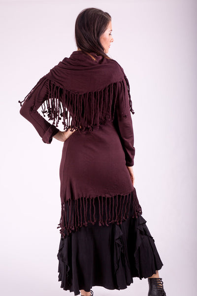 PR Fringe Tunic - Plum – The Phoenix Rose