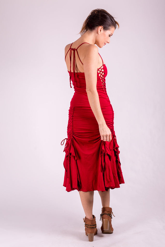 Flamenco Dress - Red – The Phoenix Rose
